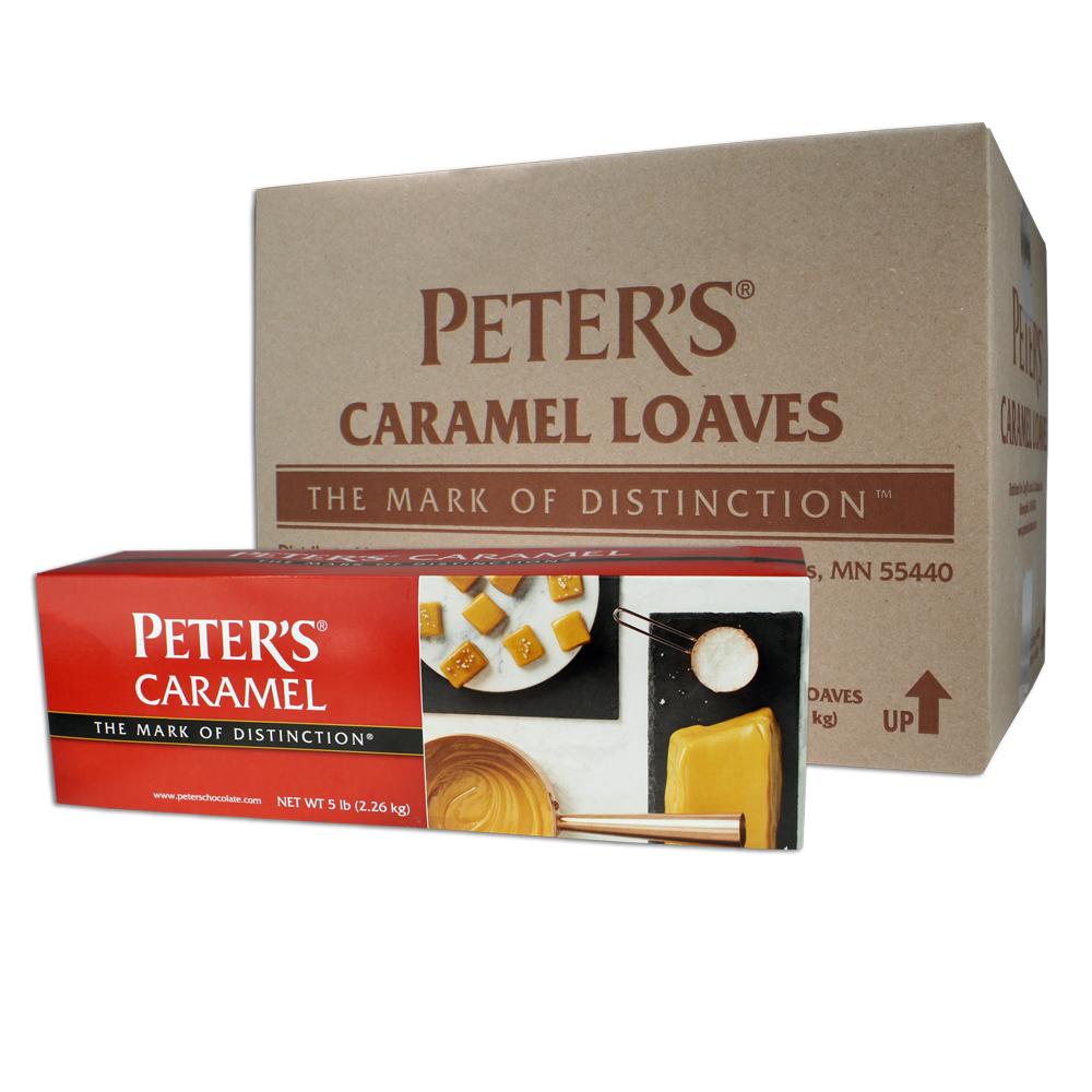 Peter's Caramel Loaf - 30 lb. Case | Wilbur Chocolate