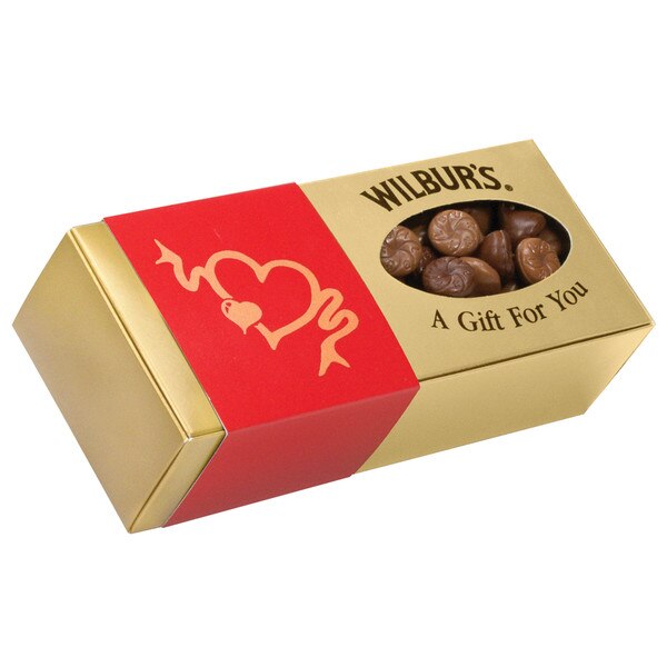 Wilbur Gift For You Gift Box - Heart Sleeve - Semisweet Chocolate Buds ...