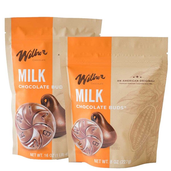 Wilbur® Milk Chocolate Buds - 1 lb. Bag