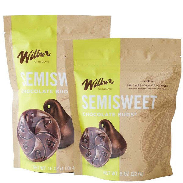 Wilbur® Semisweet Chocolate Buds - 1 lb. Bag