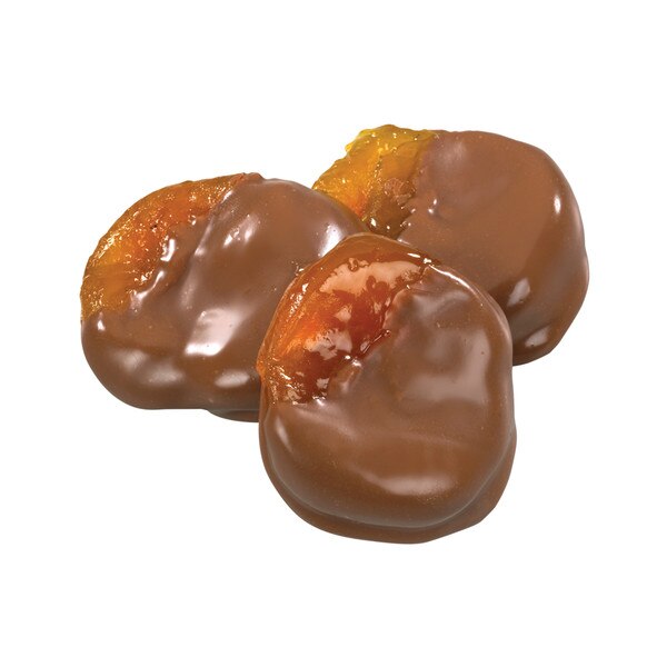 Milk Chocolate Dipped Candied Apricots - 8 oz. Box
